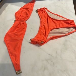 Milly | Swim | Milly Coral Two Piece Swimsuit | Poshmark